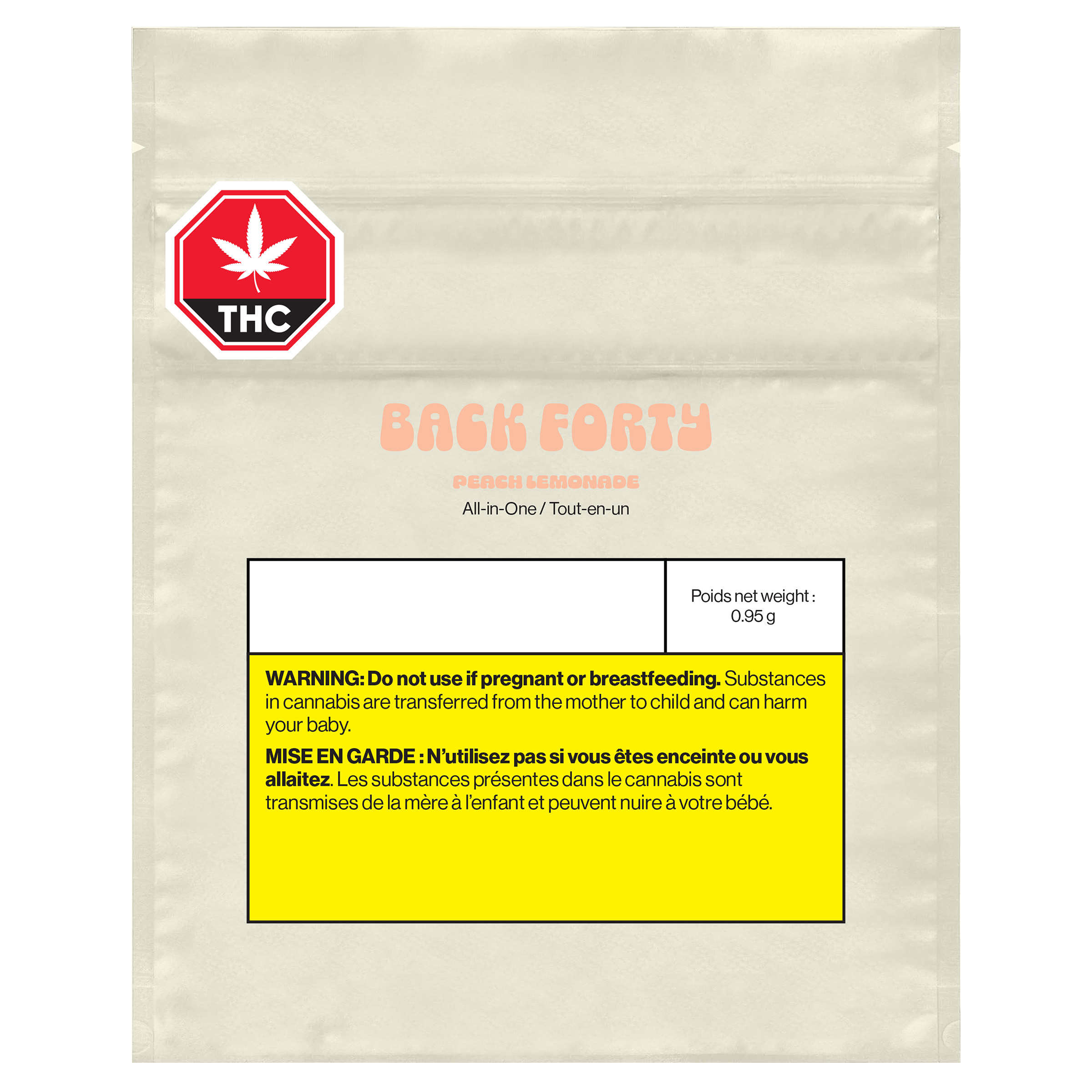 Back Forty Peach Lemonade Disposable Pen - MyMedi.ca