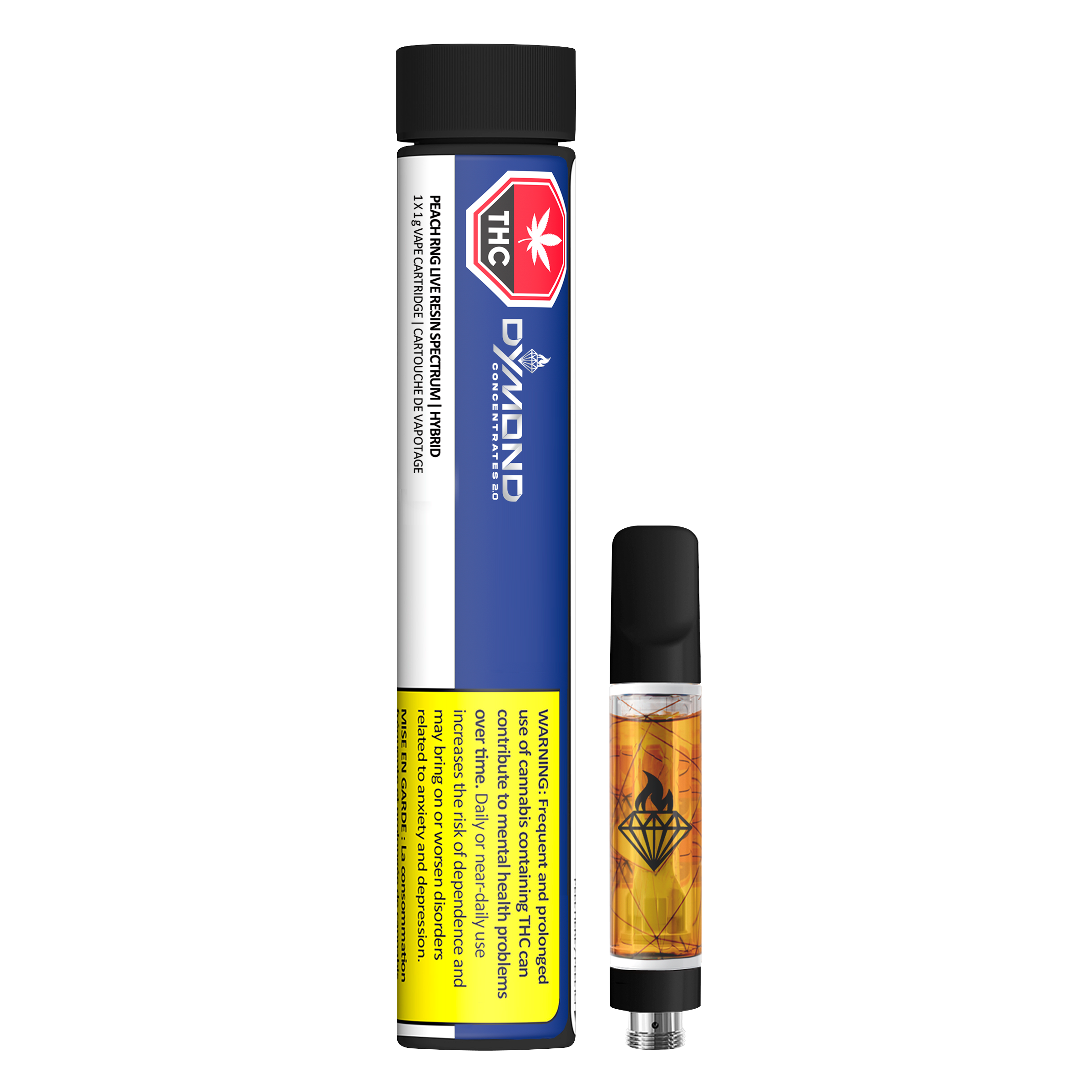 Dymond Peach RNG Live Spectrum 510 Vape Cartridge - MyMedi.ca