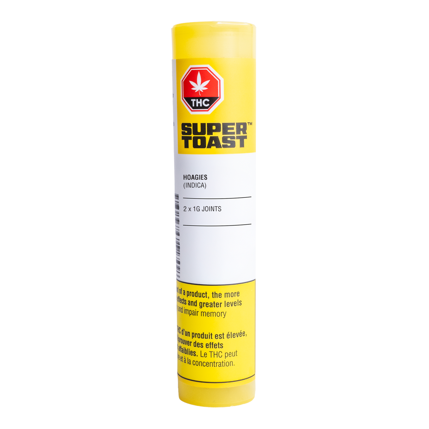 SuperToast Hoagies – Indica Pre-Rolls 2x1g