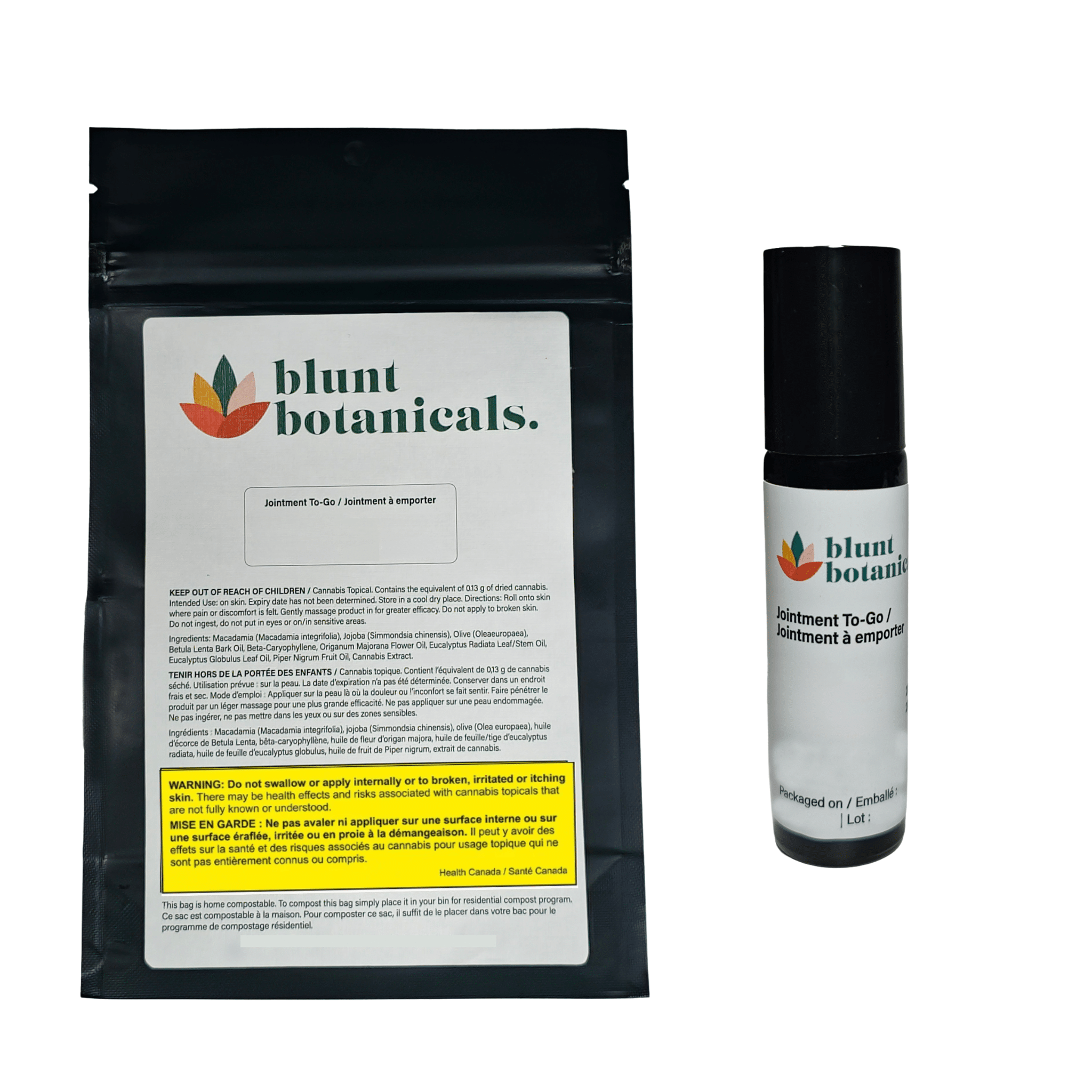 Blunt Botanicals Jointment Oil To Go (Roller) - MyMedi.ca